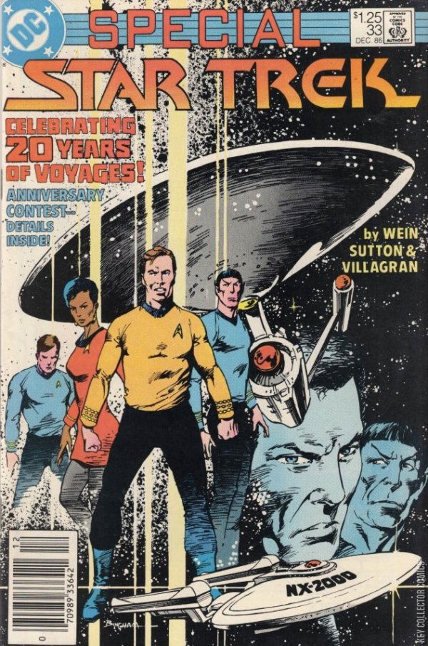 Star Trek #33 Newsstand Published December 1986 | Key