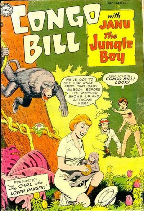 Congo Bill #3 Published December 1954 | Key Collector Comics