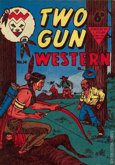 Two Gun Western #14 UK Edition Published January 1956