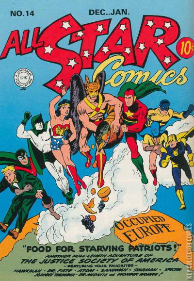 All-Star Comics #14 Published December 1942 | Key Colle