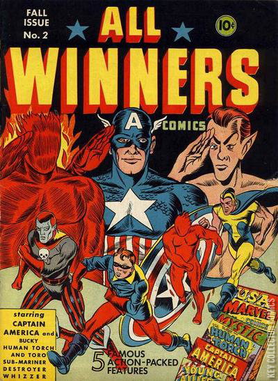 All Winners Comics #2 Published September 1941 | Key Co