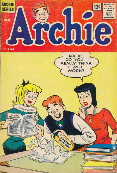 Archie Comics #133 Published December 1962 | Key Collec