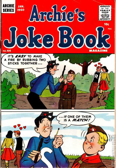Archie's Joke Book Magazine #44 Published January 1960
