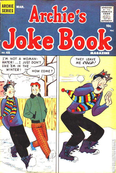 Archie's Joke Book Magazine #45 Published March 1960