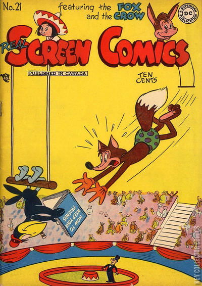 Real Screen Comics #21 Canadian Published February 194