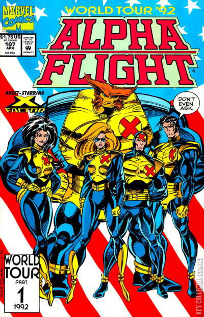 Alpha Flight #107 Published April 1992 | Key Collector