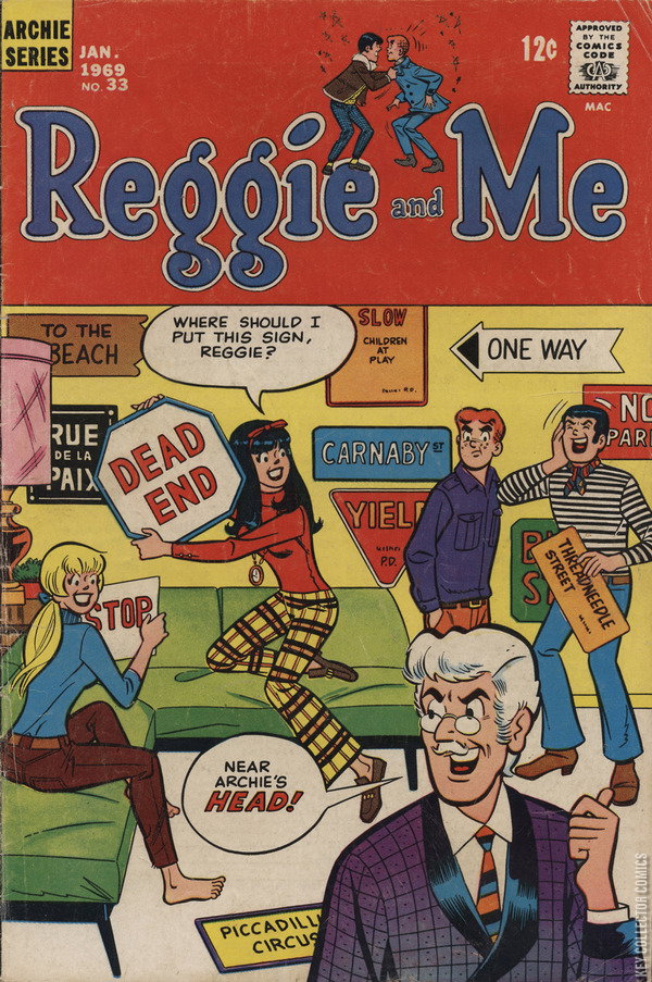 Archie's Rival Reggie #33 Published January 1969 | Key