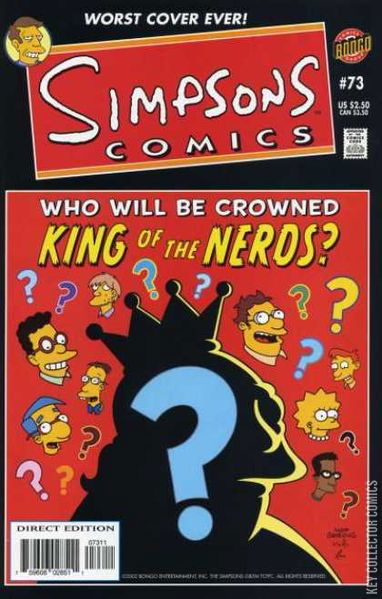 Simpsons Comics #73 Published August 2002 | Key Collect