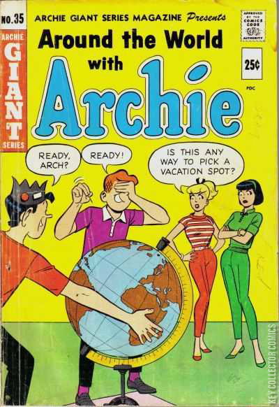 Archie Giant Series Magazine #35 Published October 1965