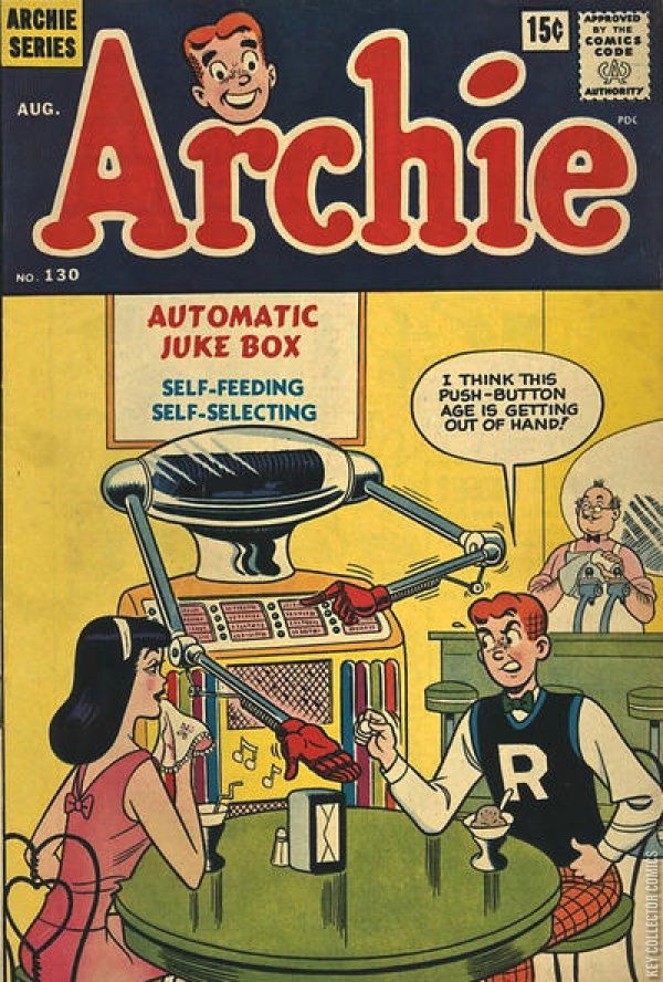 Archie Comics #130 Canadian Published August 1962 | Ke