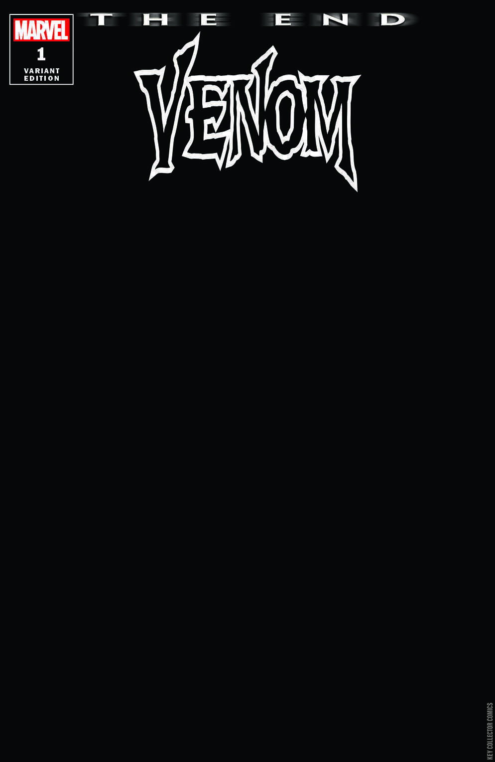 Venom The End #1 Blank Published January 2020 | Key Col