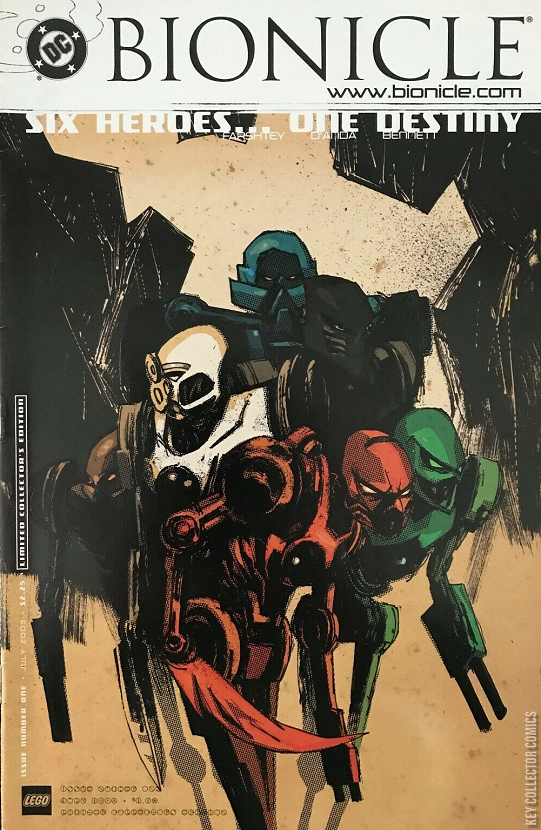 Bionicle #1 SDCC Published July 2003 | Key Collector Comics