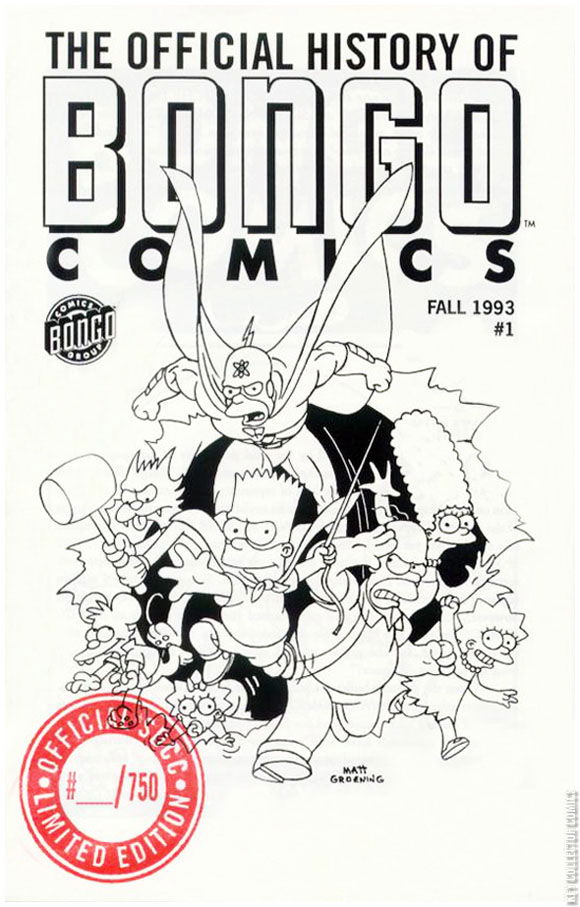 Official History of Bongo Comics, The #1 Ashcan Published S