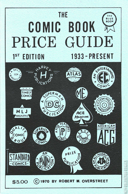 Overstreet Comic Book Price Guide #1 Published December 197