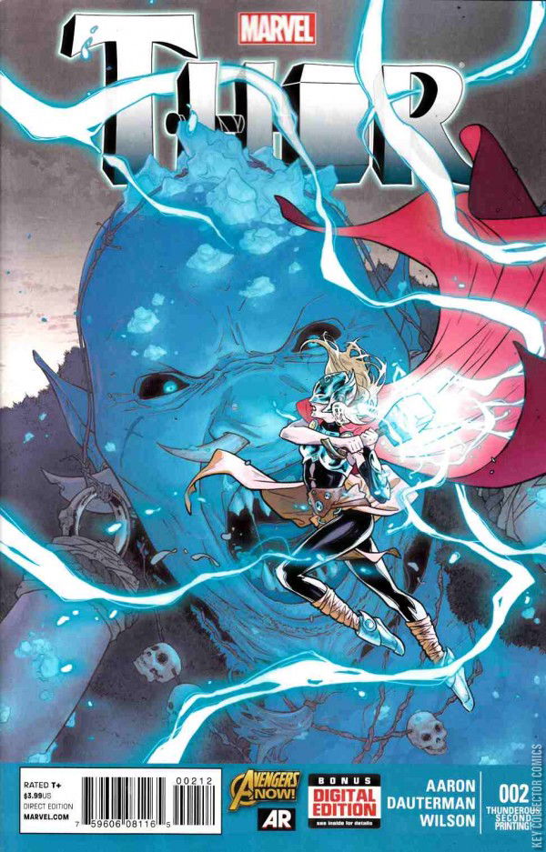 Thor #2 2nd Print Published February 2015 | Key Collec