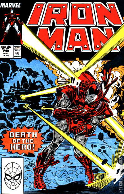 Iron Man #230 Published May 1988 | Key Collector Comics