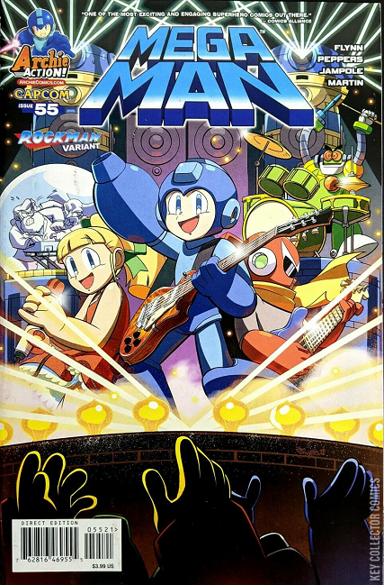 Mega Man #55 Variant Published January 2016 | Key Coll