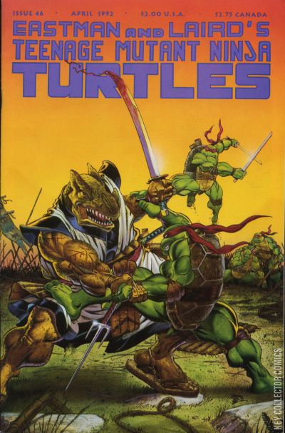 Teenage Mutant Ninja Turtles #46 Published April 1992