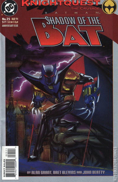 Batman: Shadow of the Bat #25 Published March 1994 | Ke