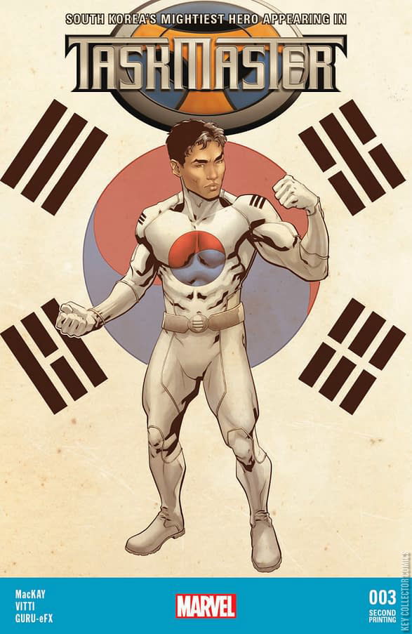 Taskmaster #3 2nd Print Published March 2021 | Key Col