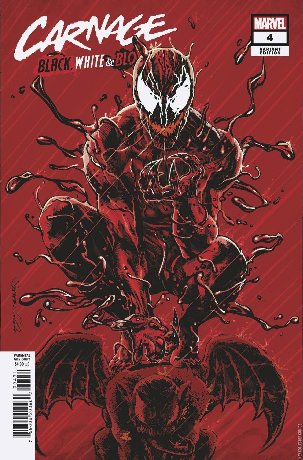 Carnage: Black, White and Blood #4 1:25 Published July