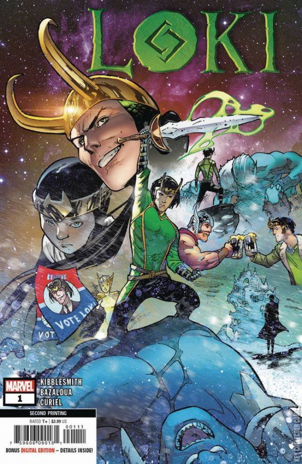 Loki #1 2nd Print Published August 2019 | Key Collecto