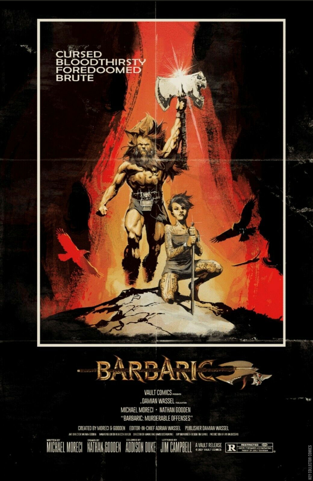 Barbaric #1 Variant Published June 2021 | Key Collecto