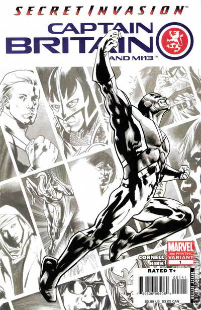Captain Britain and MI 13 #1 3rd Print Published July