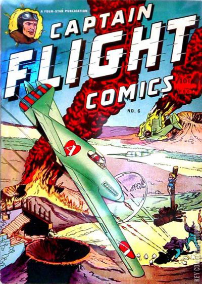 Captain Flight Comics #6 Published January 1945 | Key C