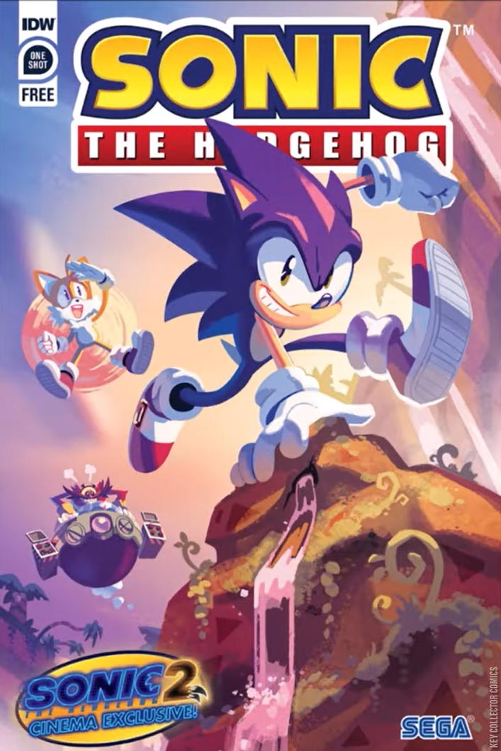 Sonic the Hedgehog: Sonic 2 Cinema Exclusive #1 Promo Publi