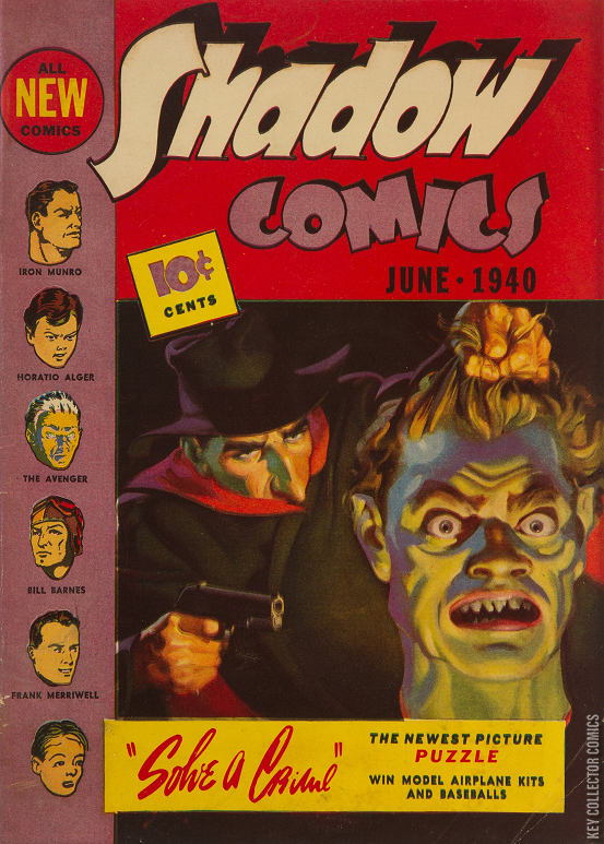 Shadow Comics #4 Published June 1940 | Key Collector Comics