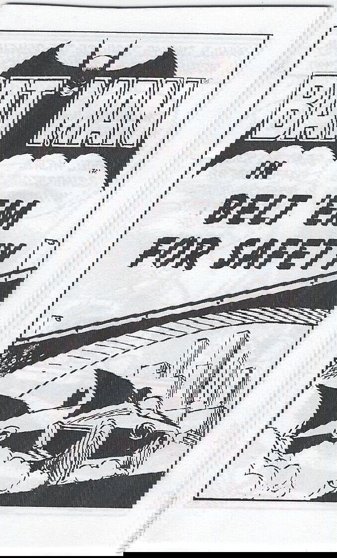 Batman in Belt 'Em For Safety by National Highway Traffic Safety ...