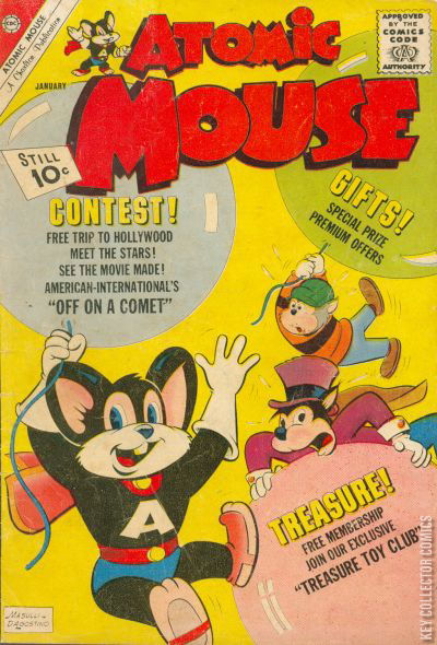 Atomic Mouse #46 Published January 1962 | Key Collector