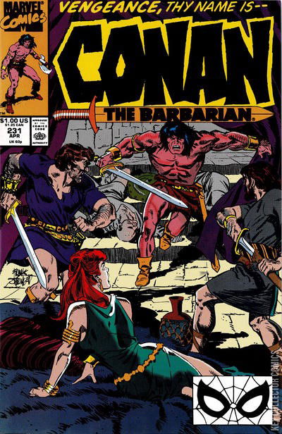 Conan the Barbarian #231 Published April 1990 | Key Col
