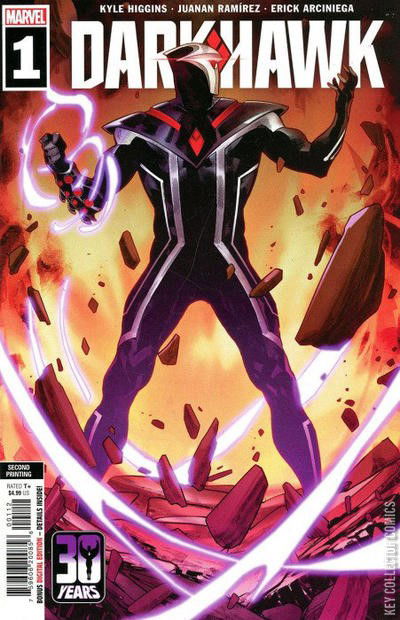 Darkhawk #1 2nd Print Published October 2021 | Key Col