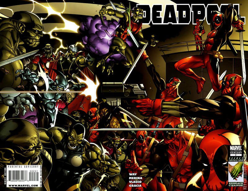Deadpool #2 2nd Print Published October 2008 | Key Col