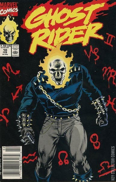 Ghost Rider #10 Newsstand Published January 1991 | Key