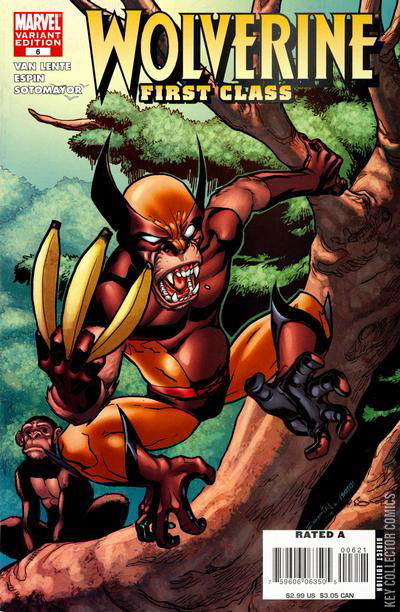 Wolverine: First Class #6 Variant Published August 200