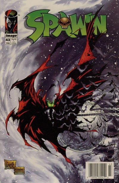 Spawn 43 Newsstand Published February 1996 Key Coll