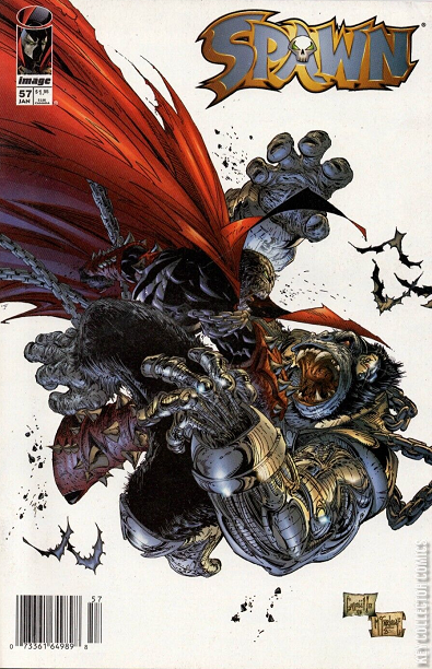 Spawn #57 Newsstand Published January 1997 | Key Colle