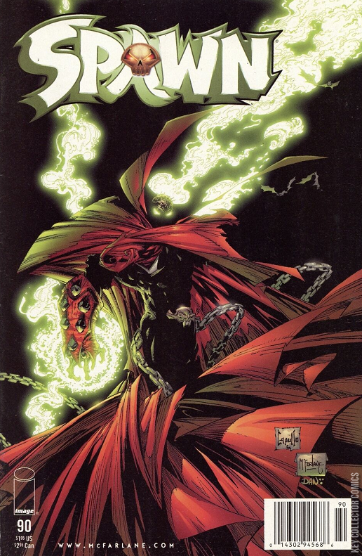 Spawn #90 Newsstand Published December 1999 | Key Coll