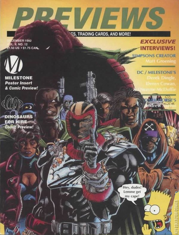 Previews #December 1992 Published December 1992 | Key C