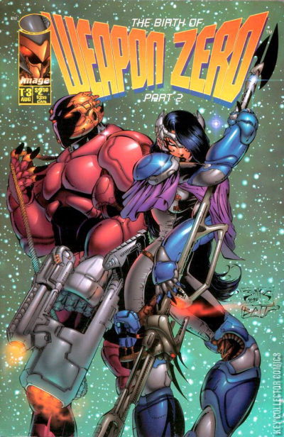 Weapon Zero #2 Published August 1995 | Key Collector Comics