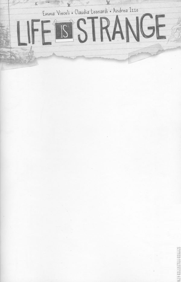 Life Is Strange #5 Sketch Published May 2019 | Key Col