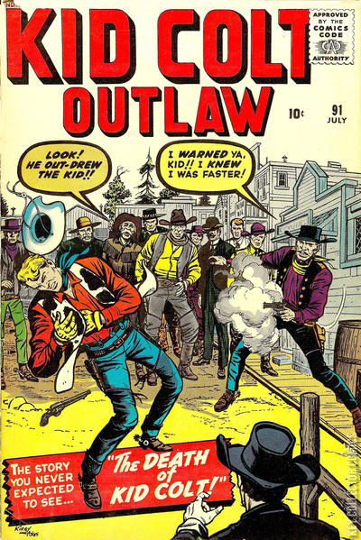 Kid Colt Outlaw #91 Published July 1960 | Key Collector