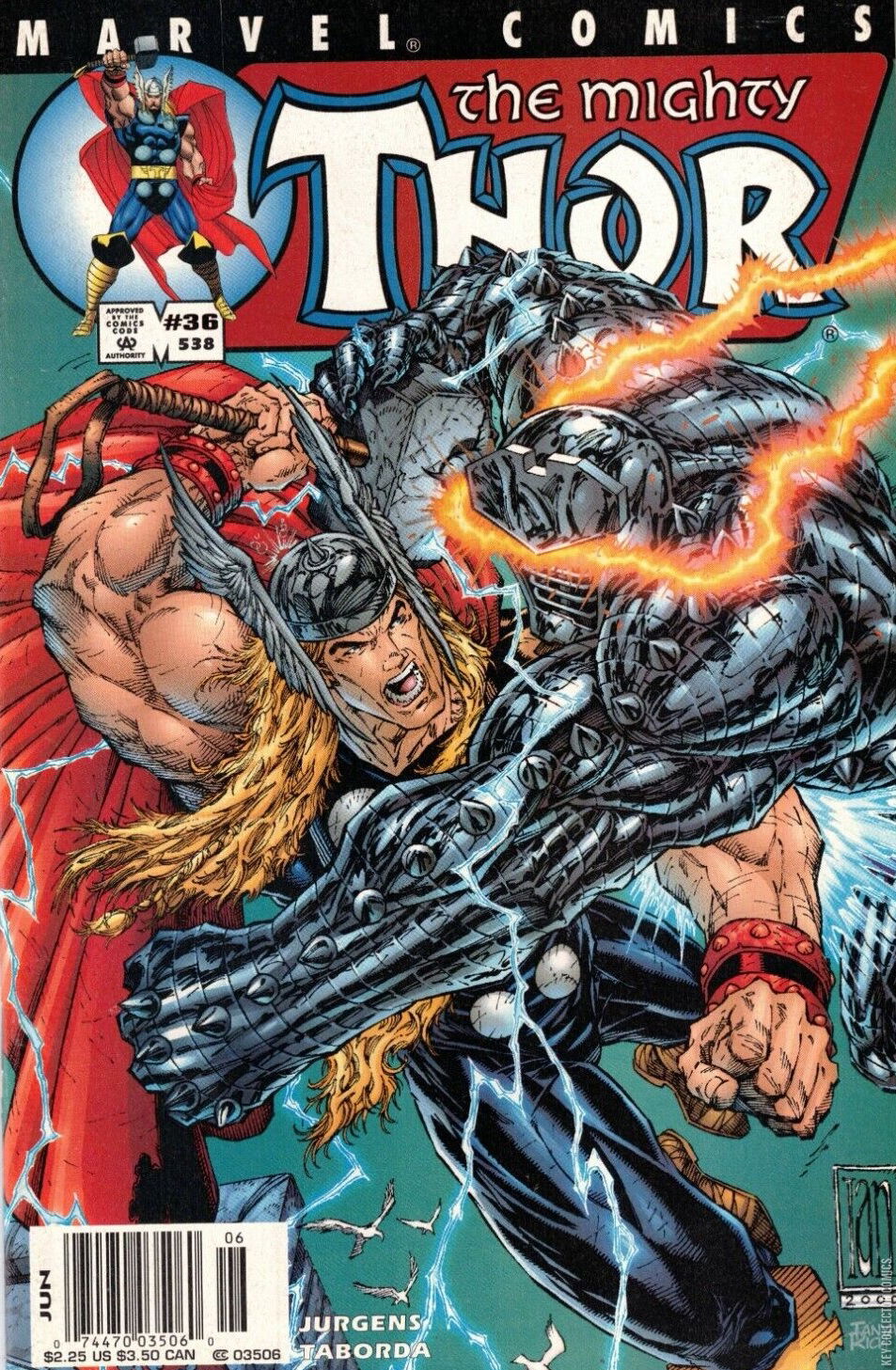 Thor #36 Newsstand Published June 2001 | Key Collector