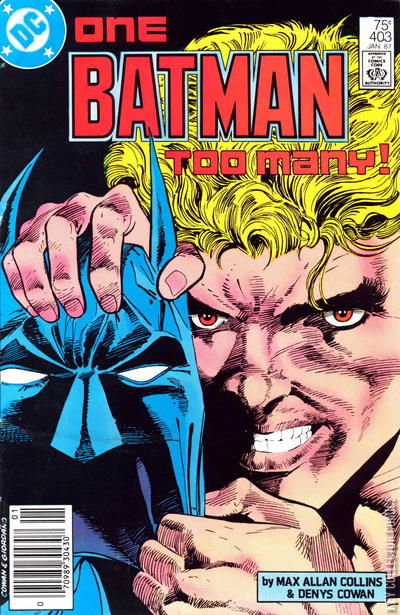 Batman #403 Newsstand Published January 1987 | Key Col