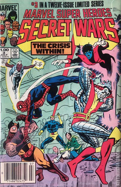 Marvel Super Heroes Secret Wars #3 Canadian Published July