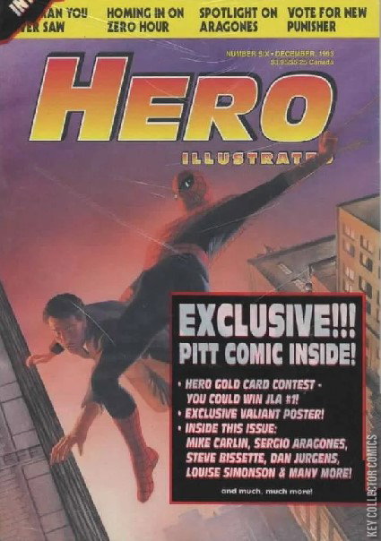 Hero Illustrated #6 Published December 1993 | Key Colle