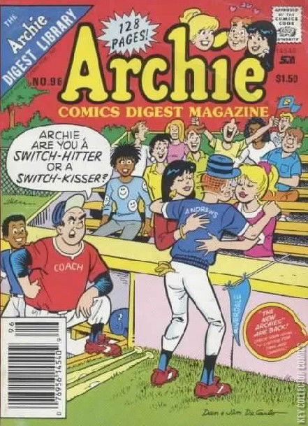 Archie Comics Digest #96 Published June 1989 | Key Coll